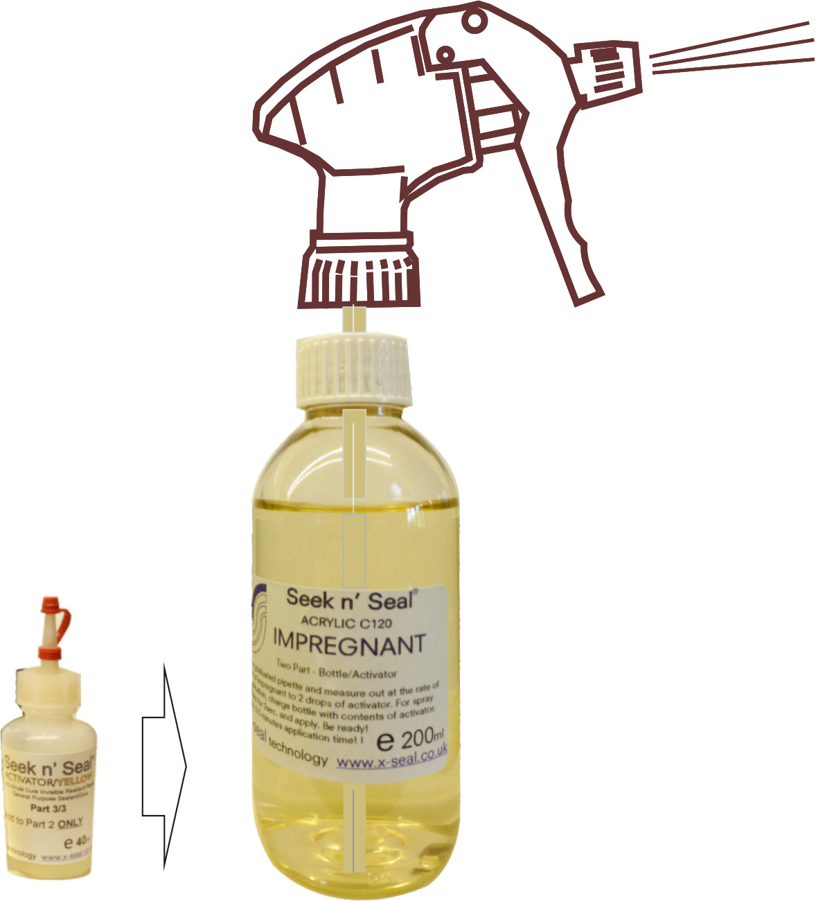 Diy Bottle Seek n Seal Acrylic C120 By X Seal diy-bottle-seek-n-seal-acrylic-c120-by-x-seal